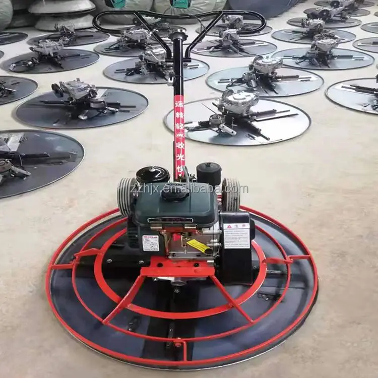 Heavy Type Power Machine Gasoline Engine Walk Behind Concrete Trowel ...