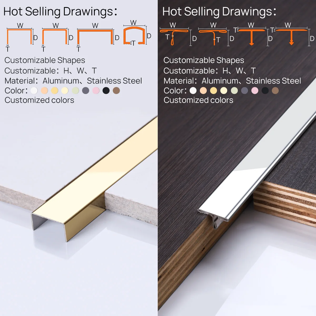 Prolink Metal Tile Edge Trims - Durable & Stylish Solutions