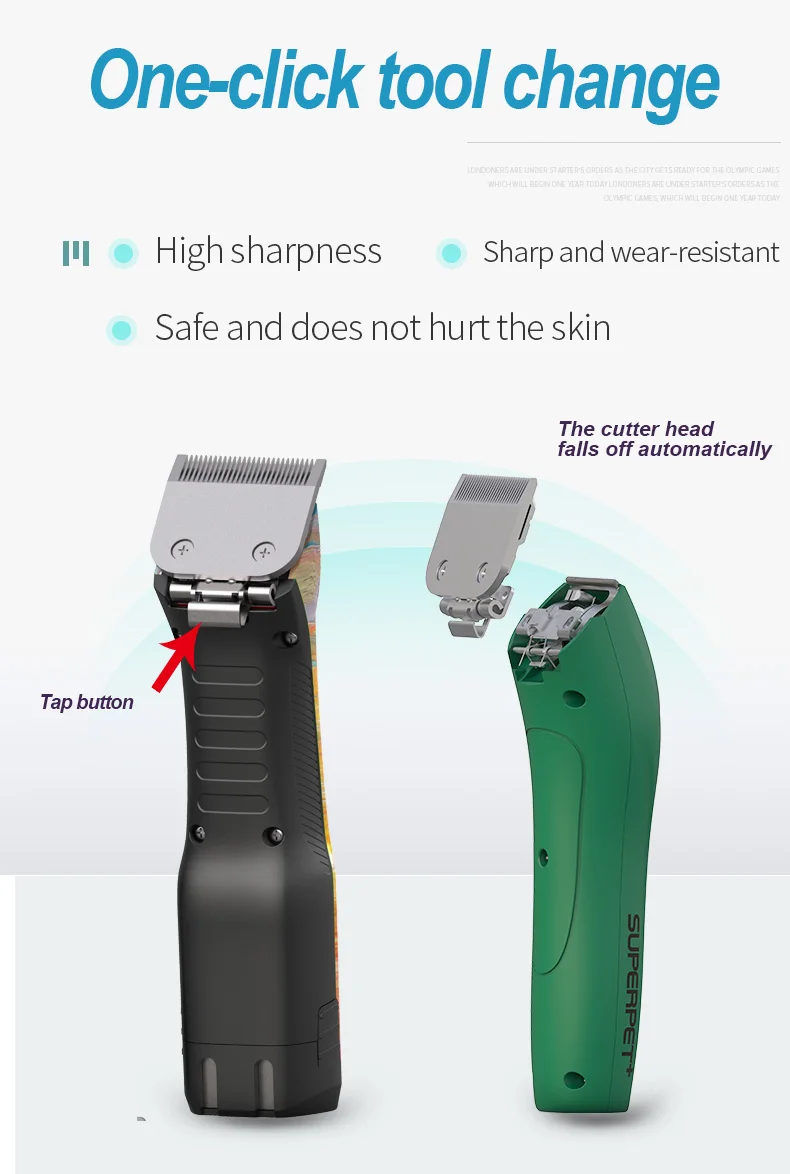 Iclipper-max1 Cordless Pet Hair Clippers - Powerful & Sustainable