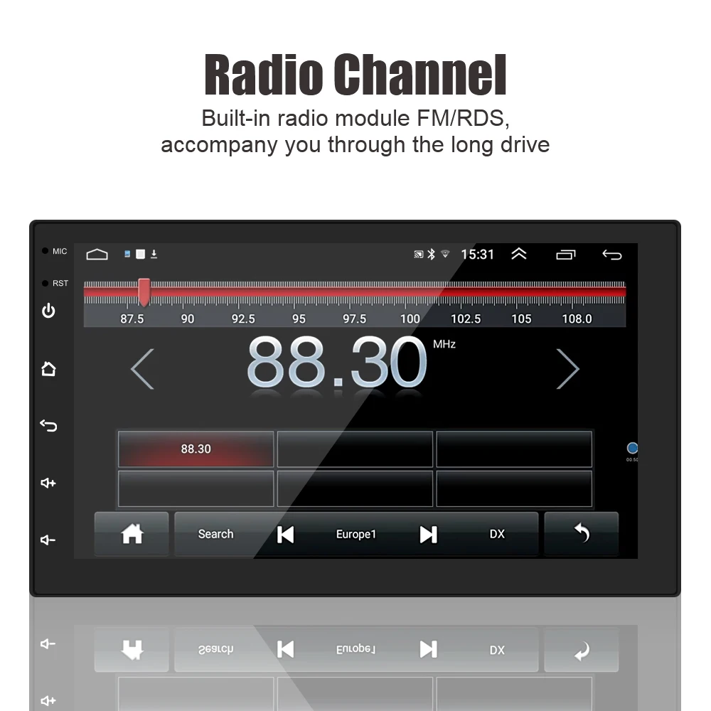 Alpine 2din Android 12 BT Systems DSP Car Audio - 7" Screen