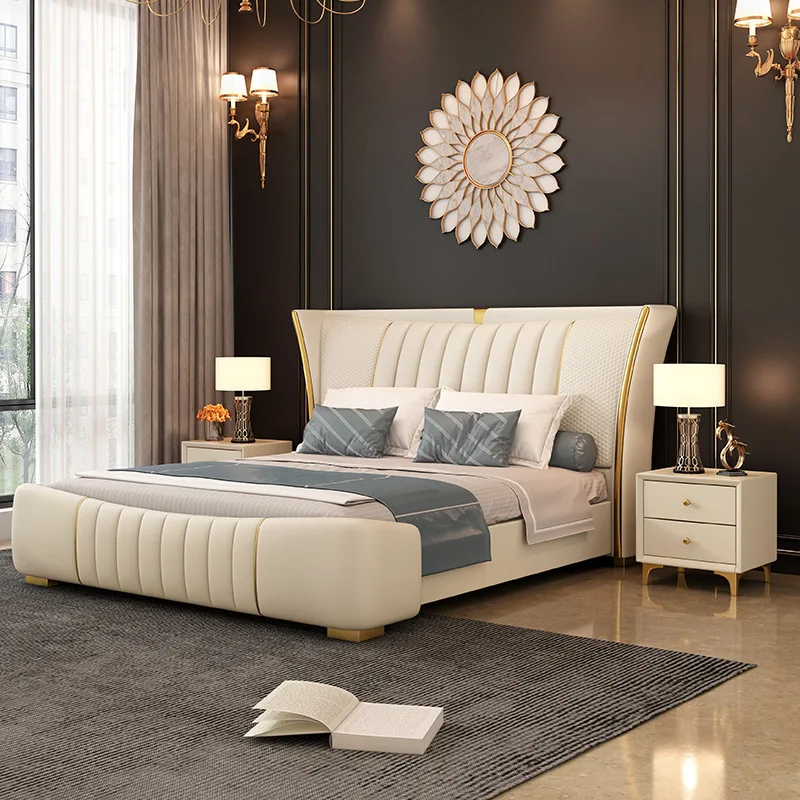 Commercial Leather Bed for Hospitality and Hotel Fit-outs – PGR Furniture