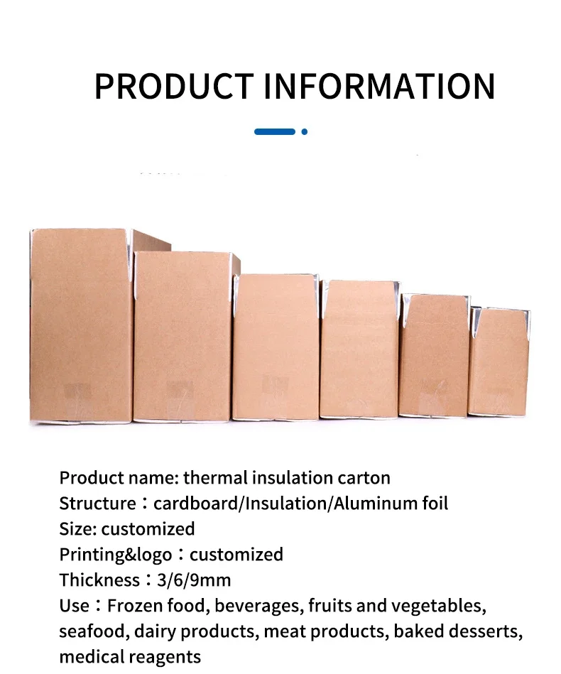 Insulated Boxes Frozen Shipping Cold Chain Cooler Cardboard ...