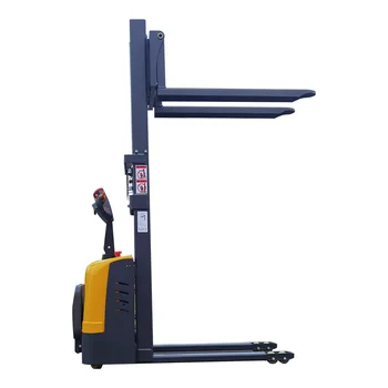 Factory Customized 2ton Electric Stacker Truck Stand Drive Full ...