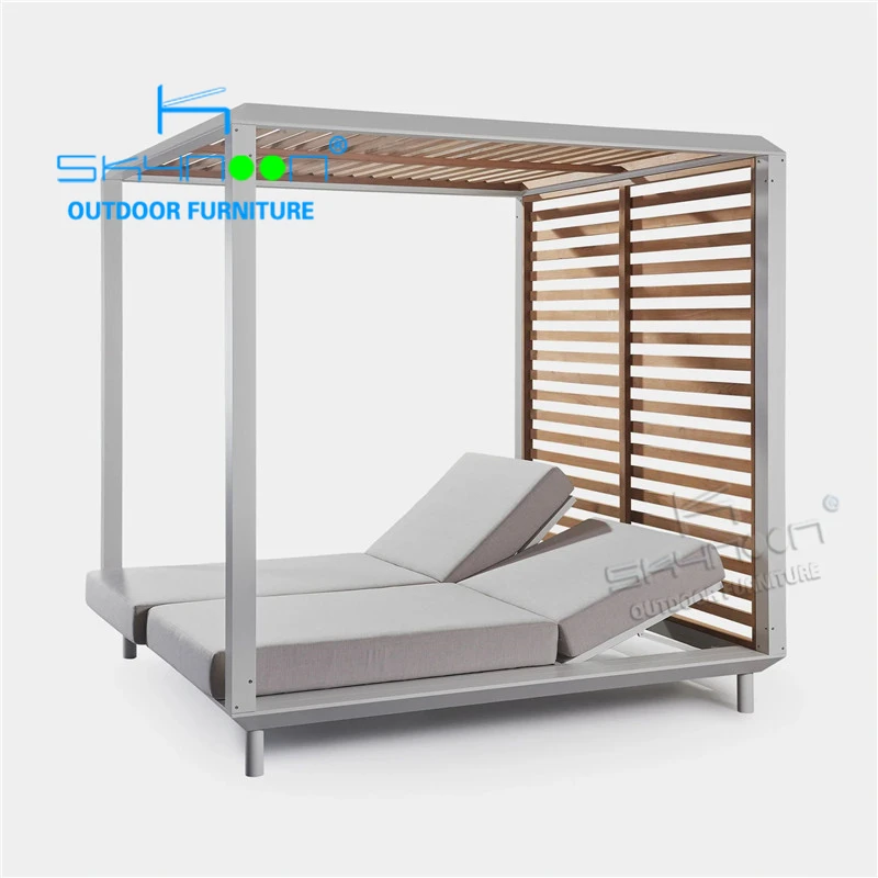 Hot Sale Outdoor Sun Patio Daybed With Canopy High Quality Leisure ...