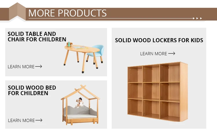 Simple Children's Drawing Table Beech Writing Study Table Solid Wood ...