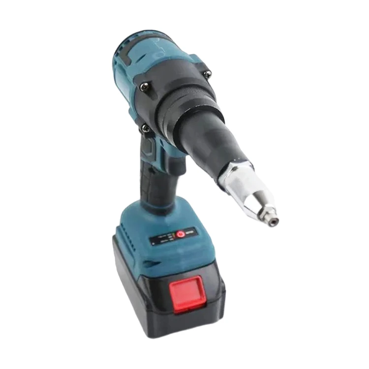 Battery Cordless Rivet Gun 20v Rechargeable Lithium Riveter Automatic ...