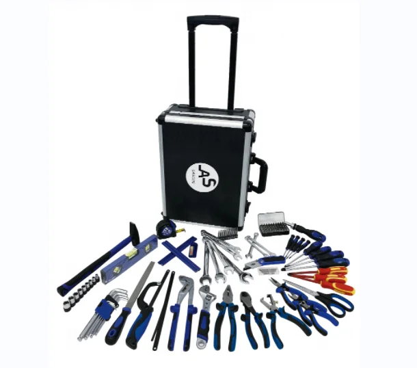 128pcs tool trolley set mechanics tool set in aluminum trolley case ...