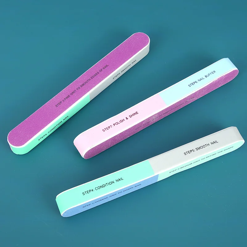 DIY Professional Round Square Moon Rectangle Nail File