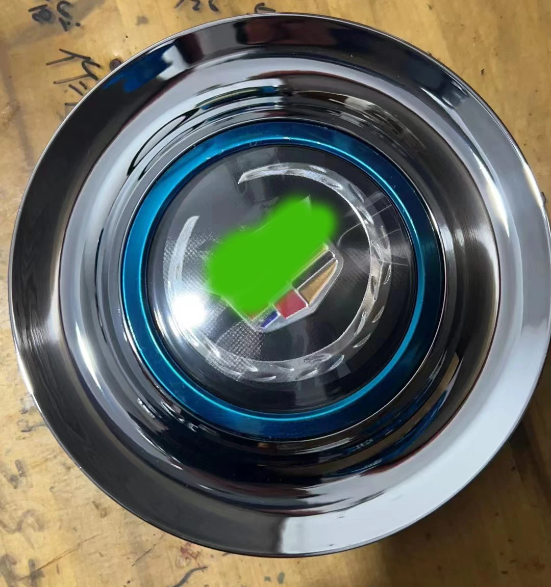 Customized Luxury Car Rim Chrome Finishing Floating Center Caps Cover ...