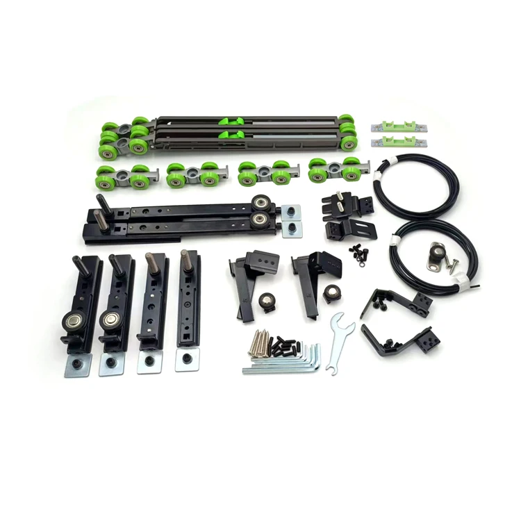 Linkage Telescopic Sliding Door Hardware Roller Wheel Sliding Door ...