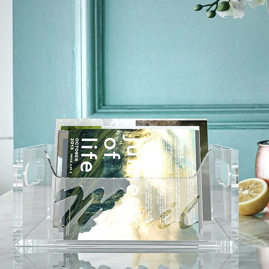 Modern Acrylic Mail Box With Rose Gold Mirror Base - Buy Acrylic Mail ...