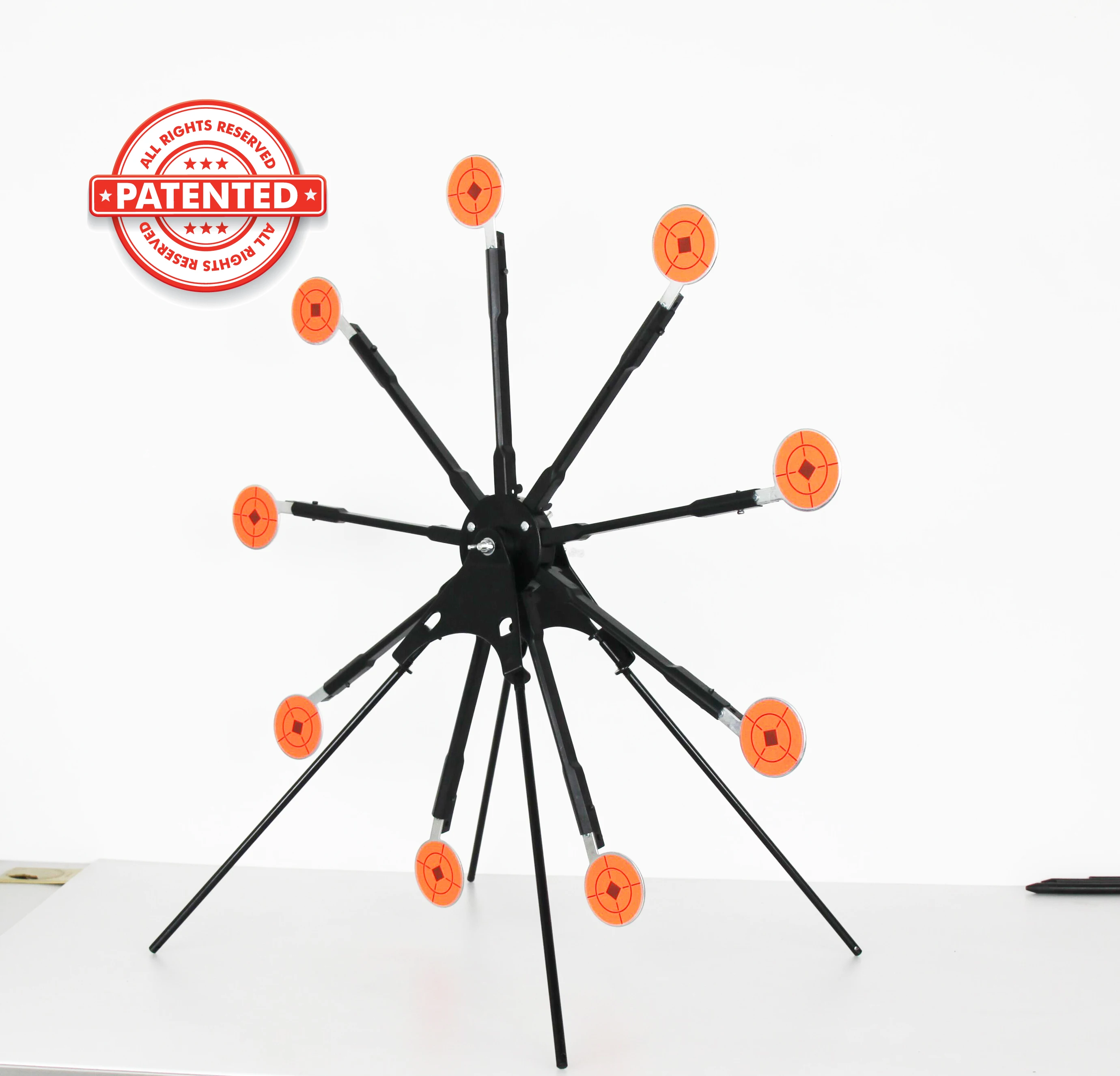 9mm Metal Ferris Wheel Spinning Target System for Bow Shooting ODM