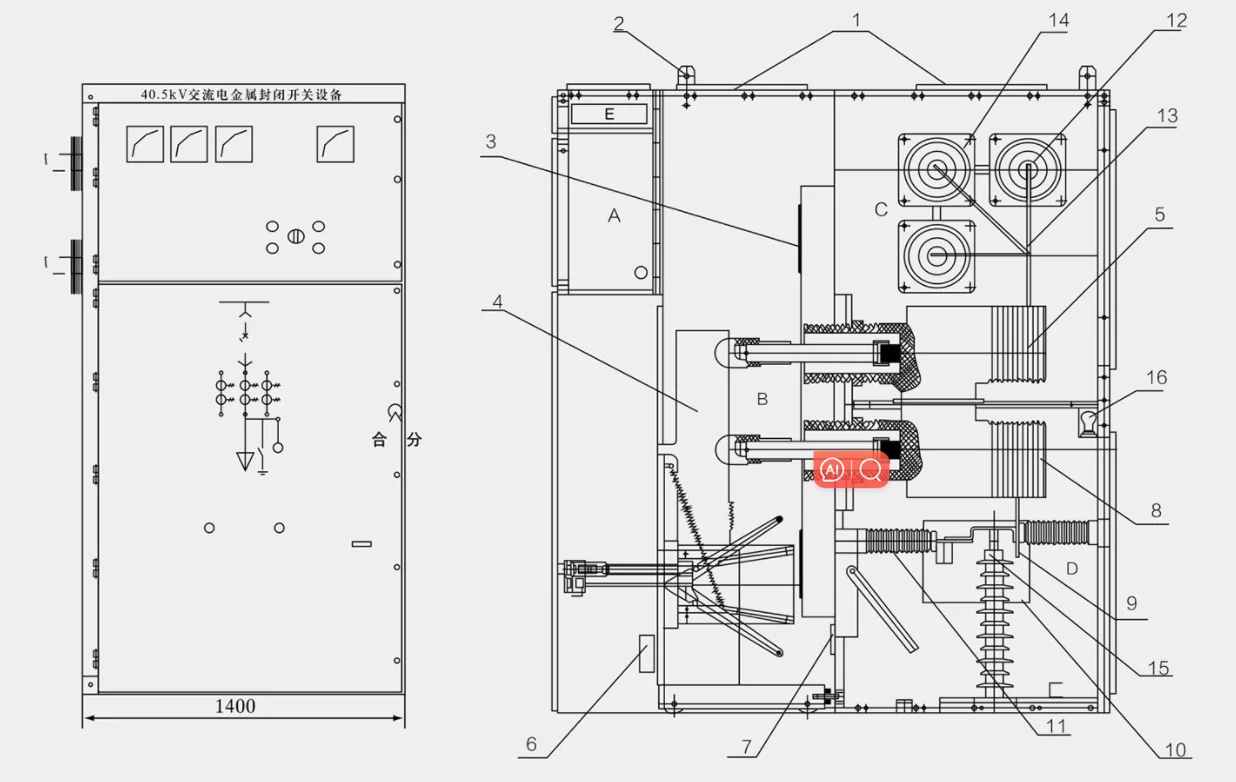 Kyn61 40 5 Z Armoured Removable Ac Metal Enclosed Switchgear Mvandhv