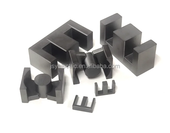 Inductor transformer, iron powder, soft ferrite core, EE, EF, PQ, EP ...