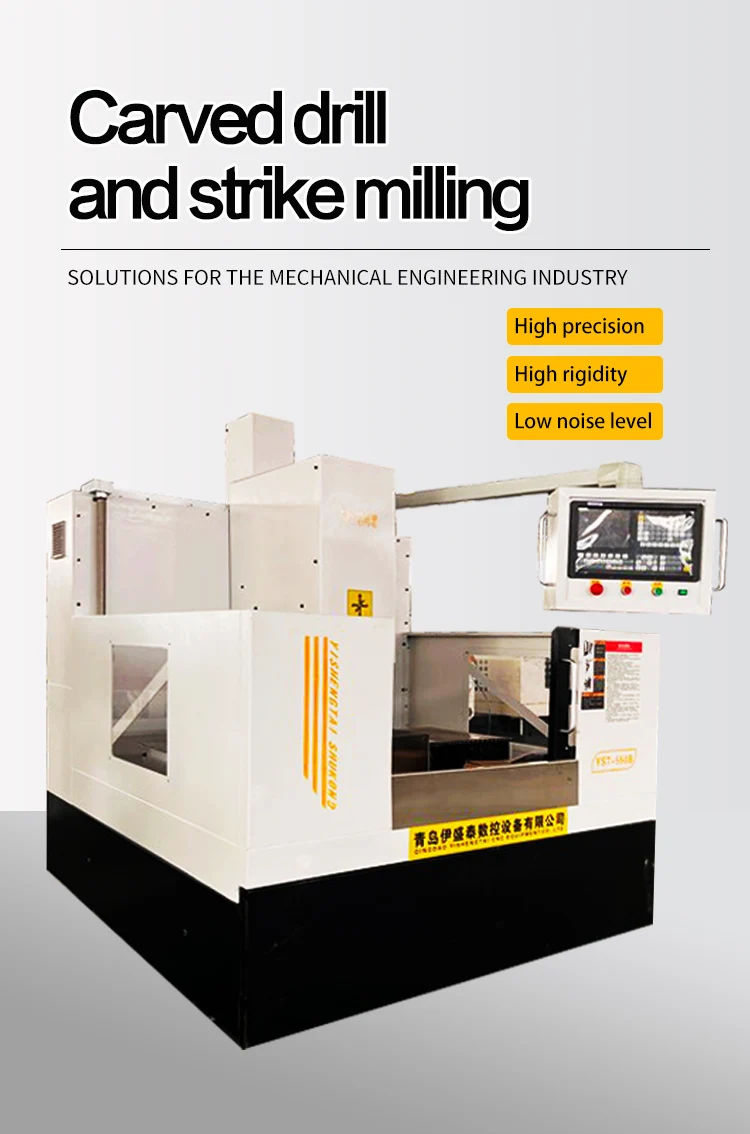 3-axis 4-axis Vertical Cnc Machining Center Vmc550 Metal Machining Cnc ...