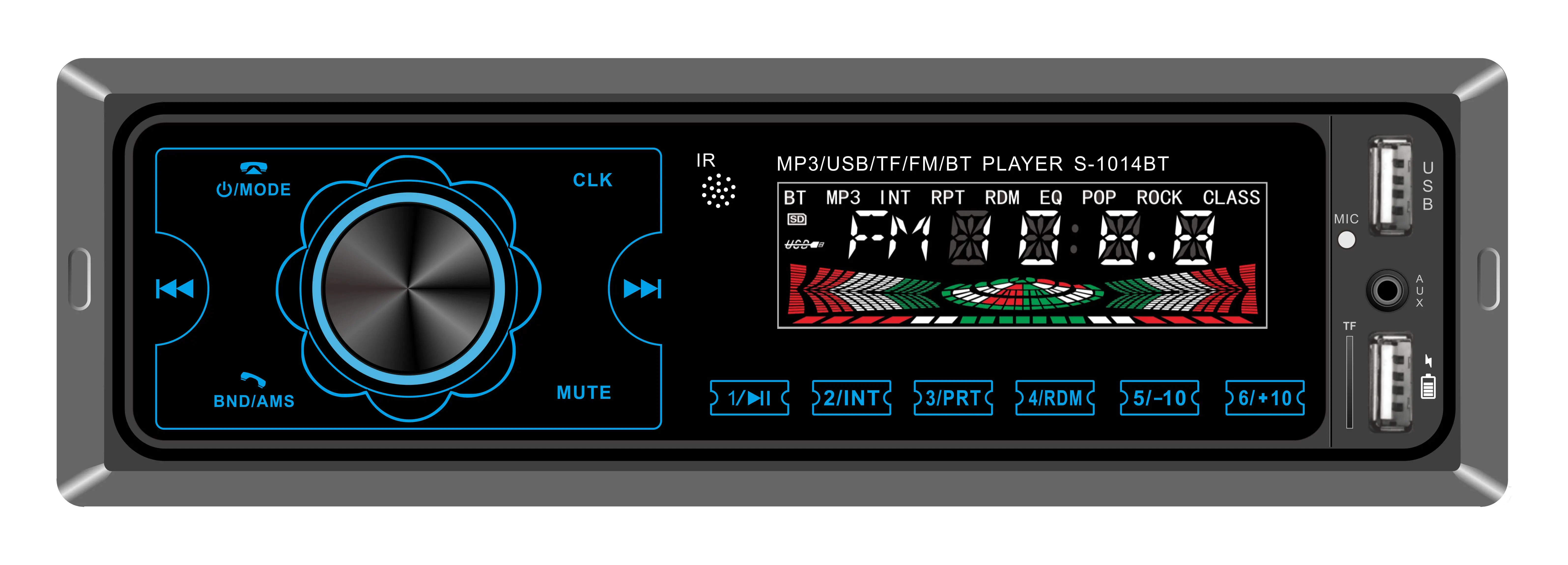 Car Mp3 Player Digital Radio With Fm Band Remote Control Touch Button 1 ...