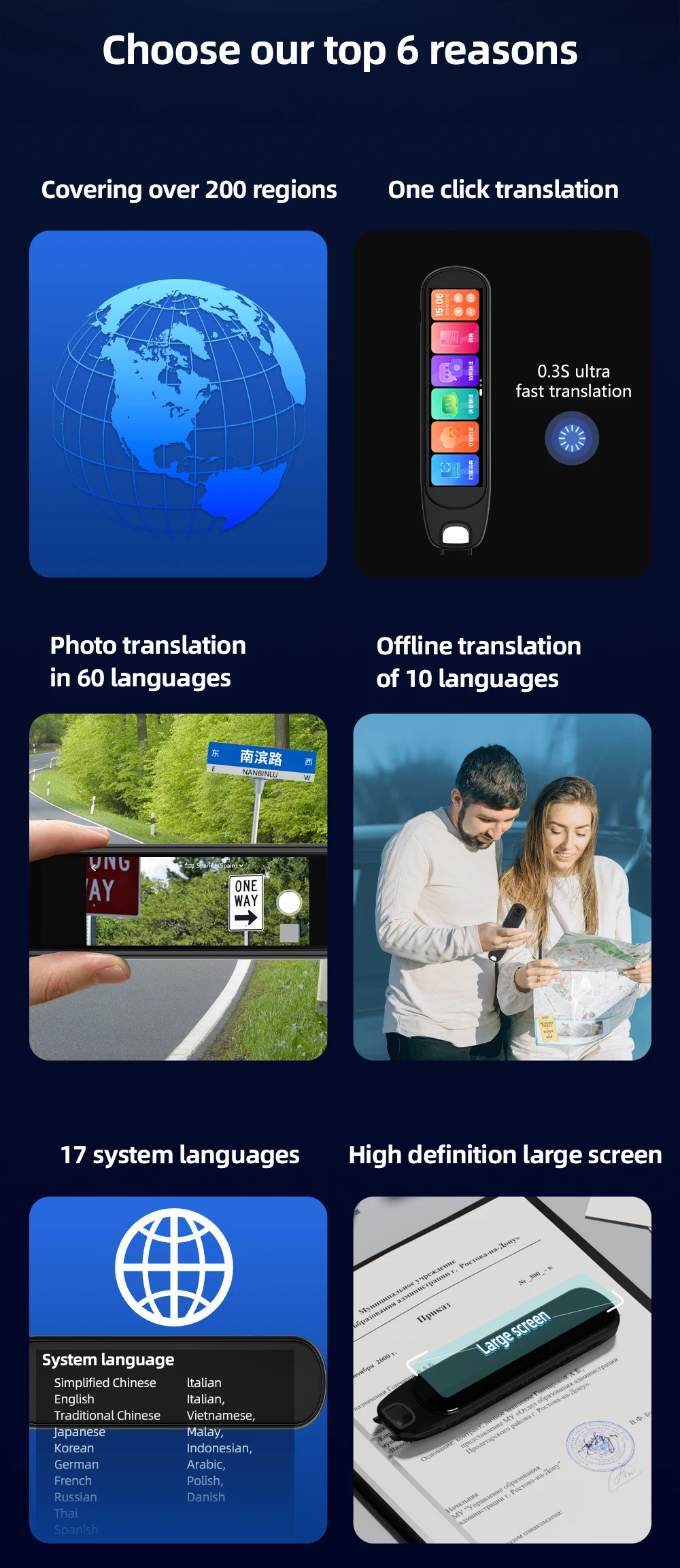Translator Pen - Instant Language Scan & Voice Translation