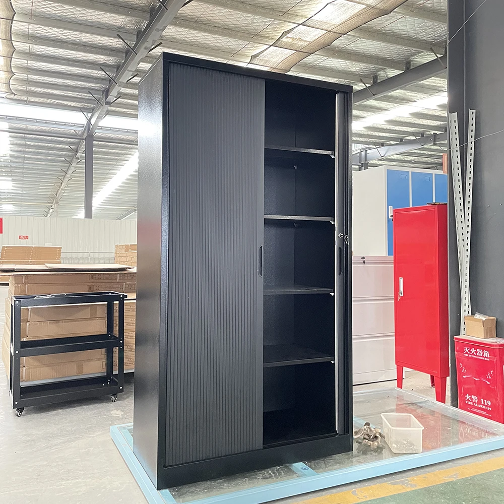 Rolling Door Cabinet - Durable & Versatile Office Solution