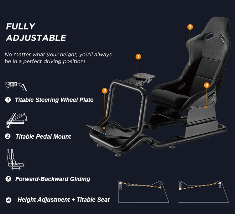 Ares Wing Commercial Race Car Driving Simulators Portable Car Driving ...