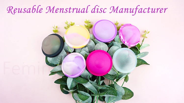 Eco-Friendly Feminine Hygiene Reusable Menstrual Disc and Holder ...