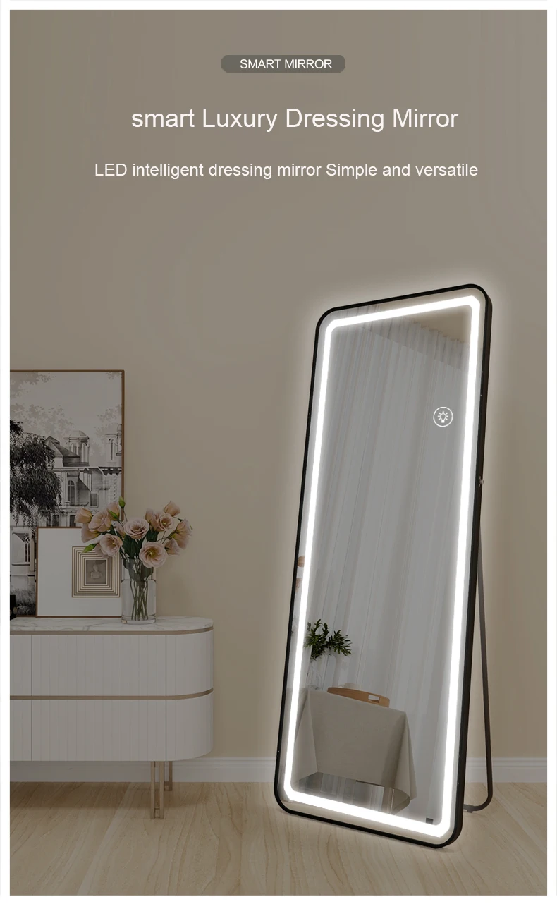 LED Smart Mirror - Stylish & Functional Full-Length Mirror