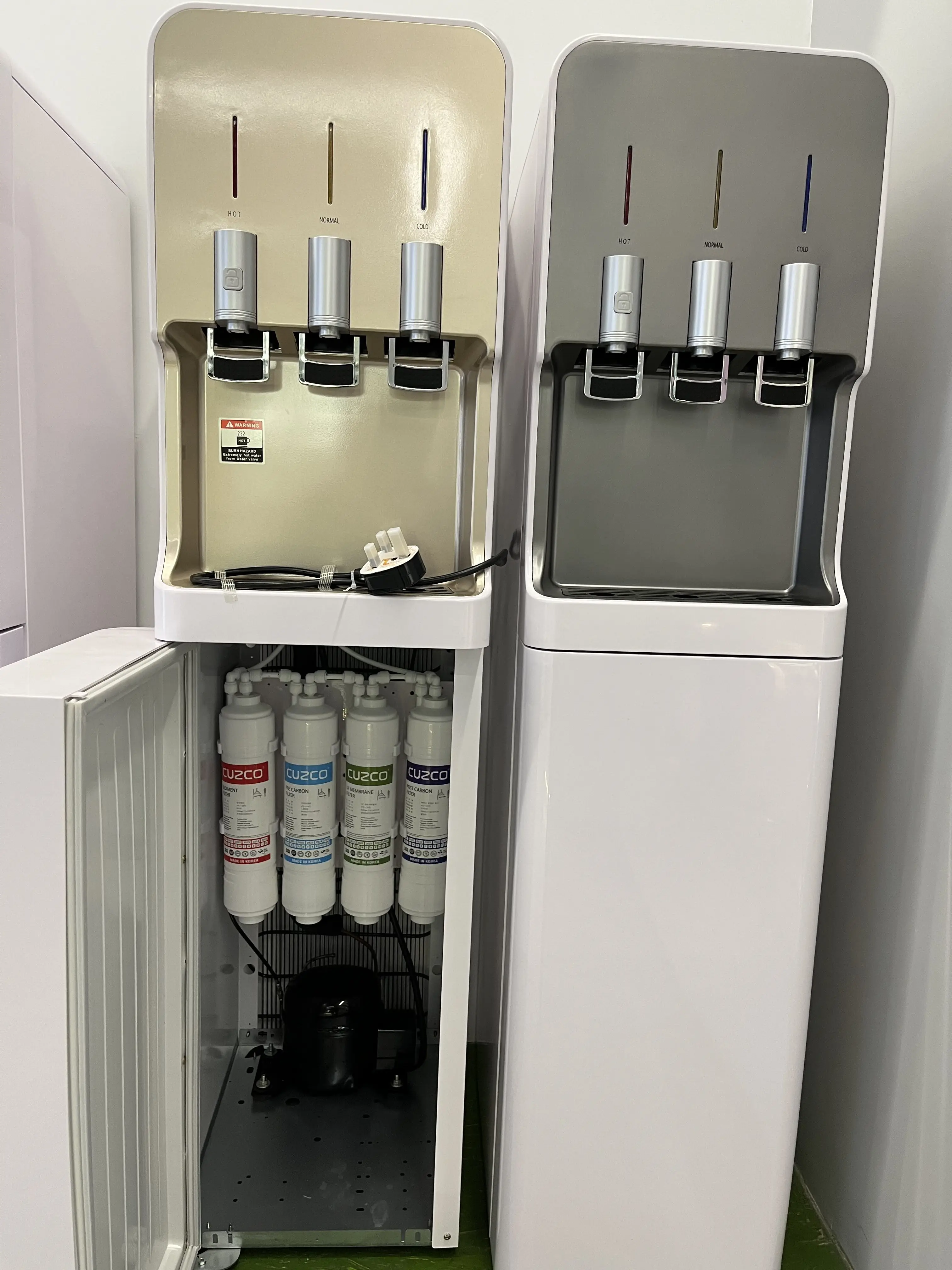 Pou Pipeline Floor Standing Ro Water Dispenser With Filters Hot And ...