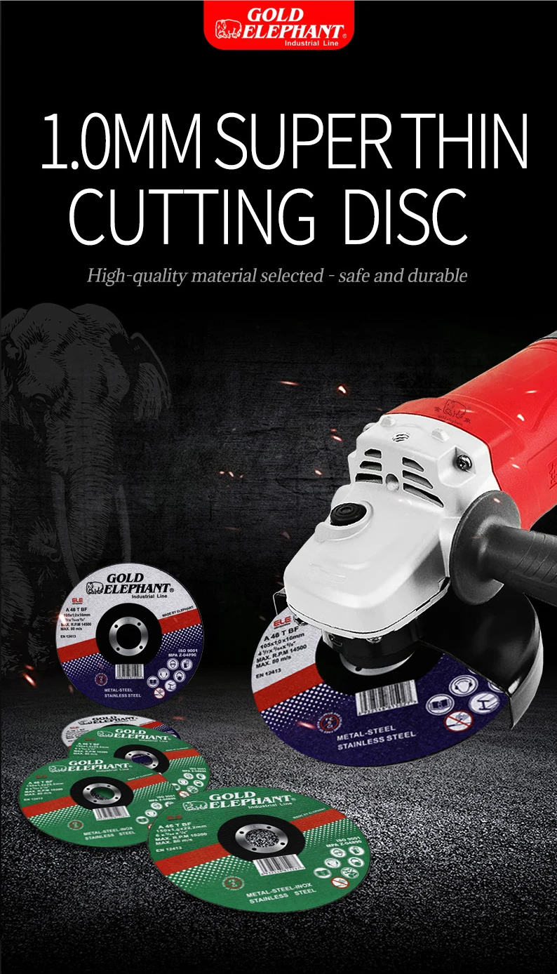 Gold Elephant Accepting Oem Sharp And Durable 4-inch Cutting Disc 115x1 ...