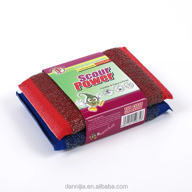 Supermarket Purchase Kitchen Cleaning Sponge Paper Card Set