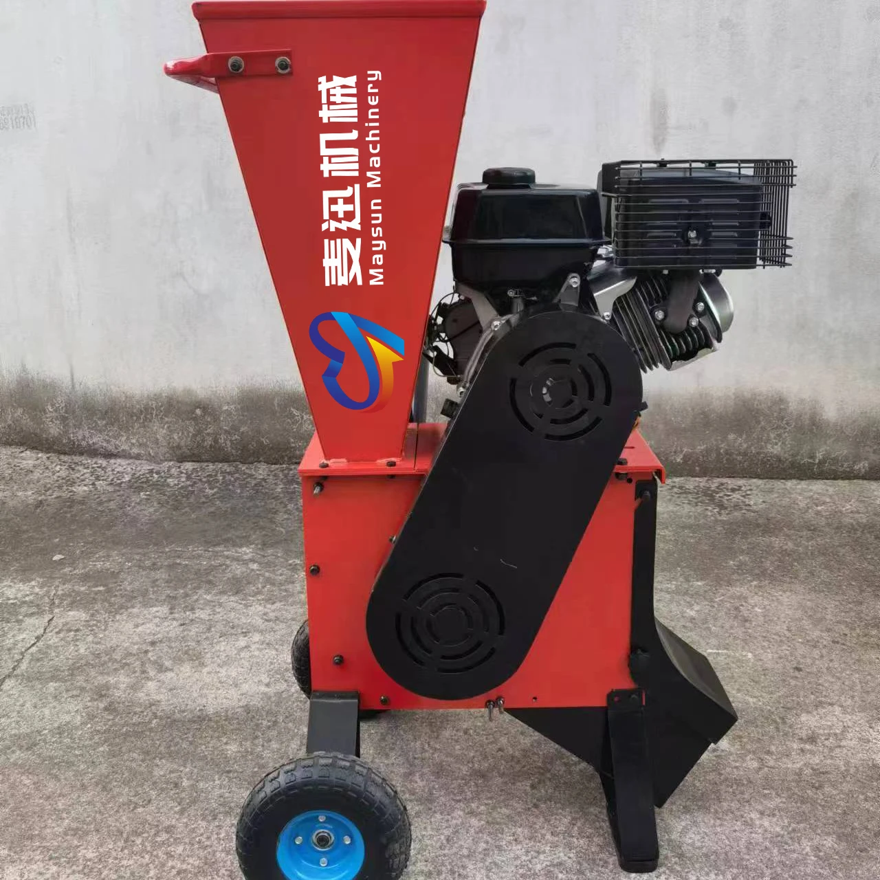 Gasoline Engine Wood Chipper Garden Shredder Tree Branch Shredder - Buy ...