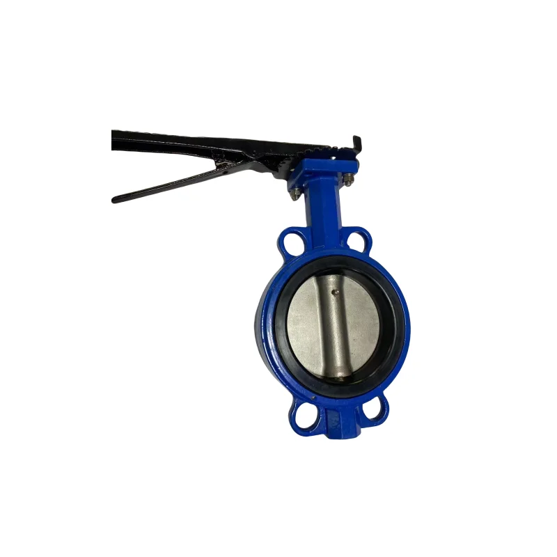 D71x-16q Handle Type Ductile Iron Center Line Two Way Soft Rubber Seal 4 6 Inch Butterfly Valve ...