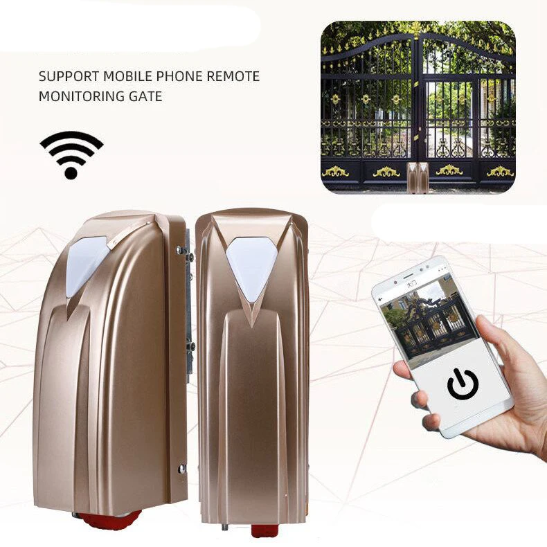 24VDC Dual Wheel Swing Gate Motor - Heavy Duty & Remote Control