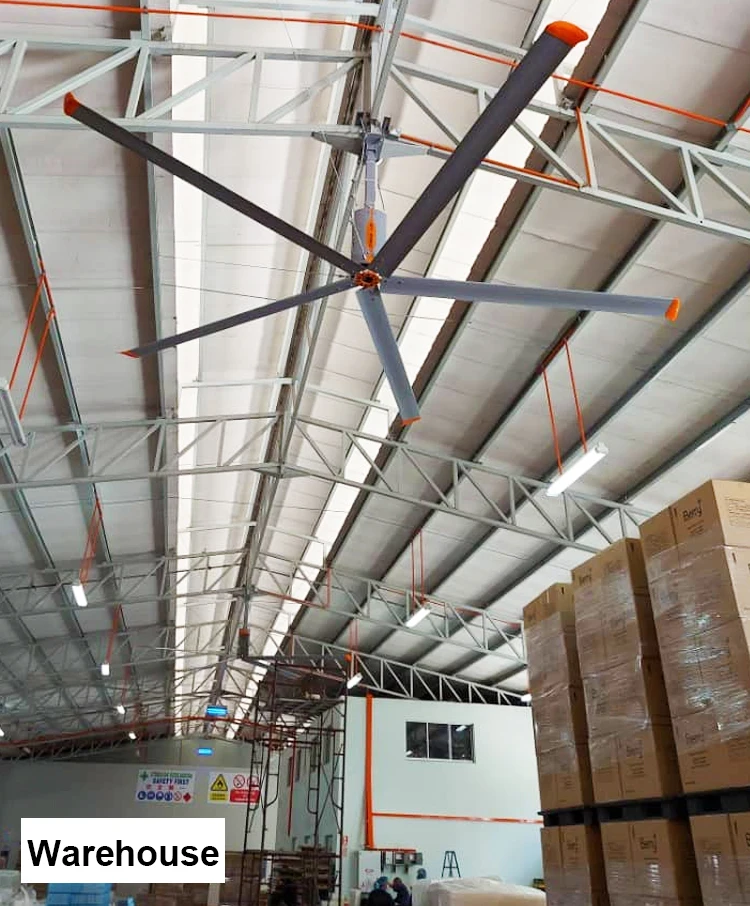 RTFANS 13ft Fan - Efficient HVLS Solutions for Schools & Malls