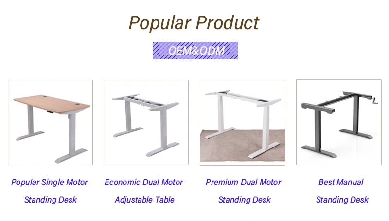 Sit Stand Standing Desktop Lift Table Adjustable Height Lifting Column ...