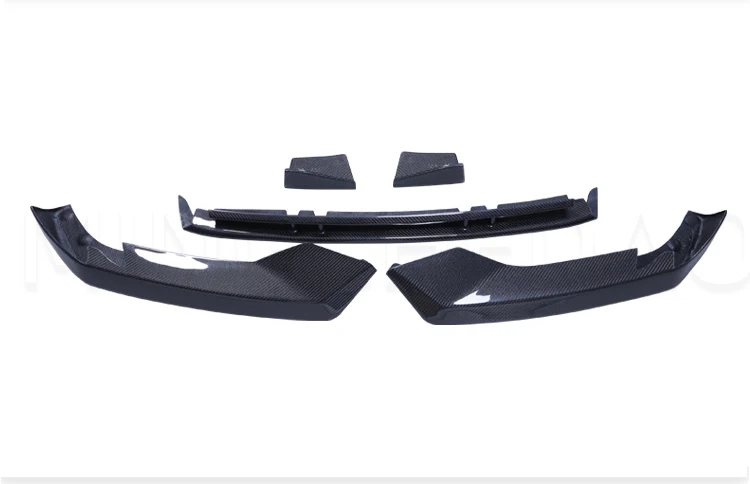 Carbon Fiber Body Kit Front Splitter Rear Diffuser Hood Sides Skirt ...