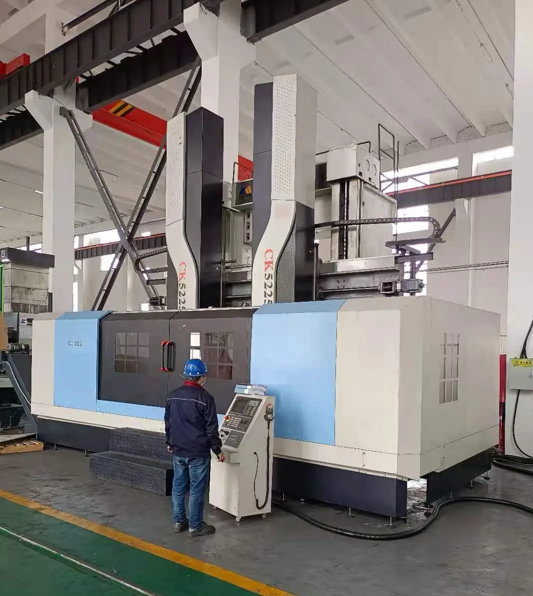 CK5225D Double Columns Torno Vertical CNC Turning Lathe