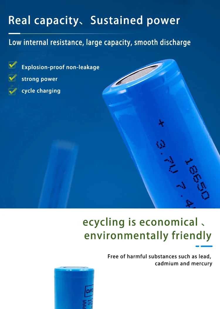 Baterai Battery Lithium 18650 3.7 Rechargeable Lithium Ion Battery Bulk 2000mah 18650 3.7v ...