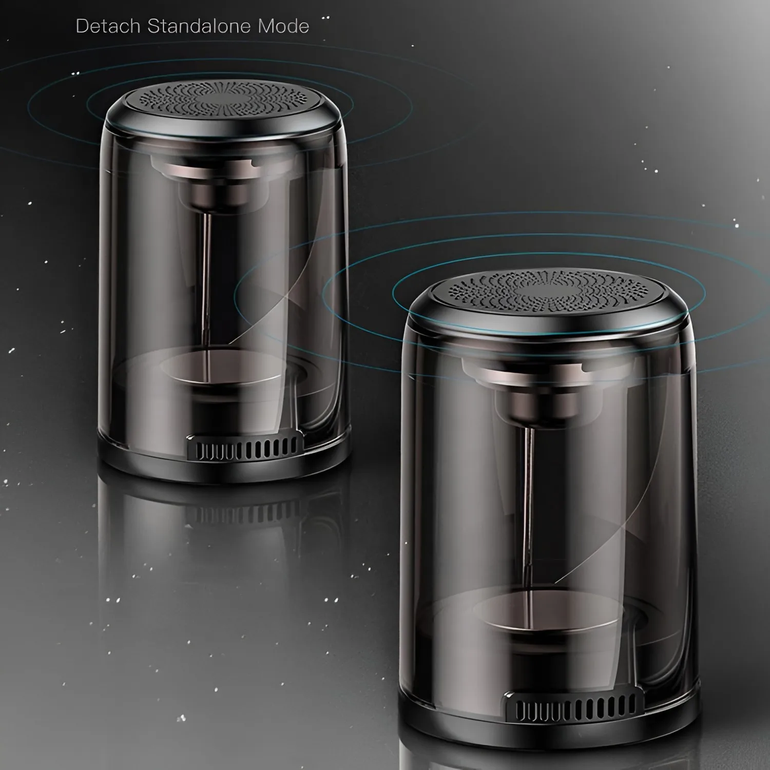 Popular Portable Music Sound Box Super Bass Tws Speaker Transparent Rgb ...