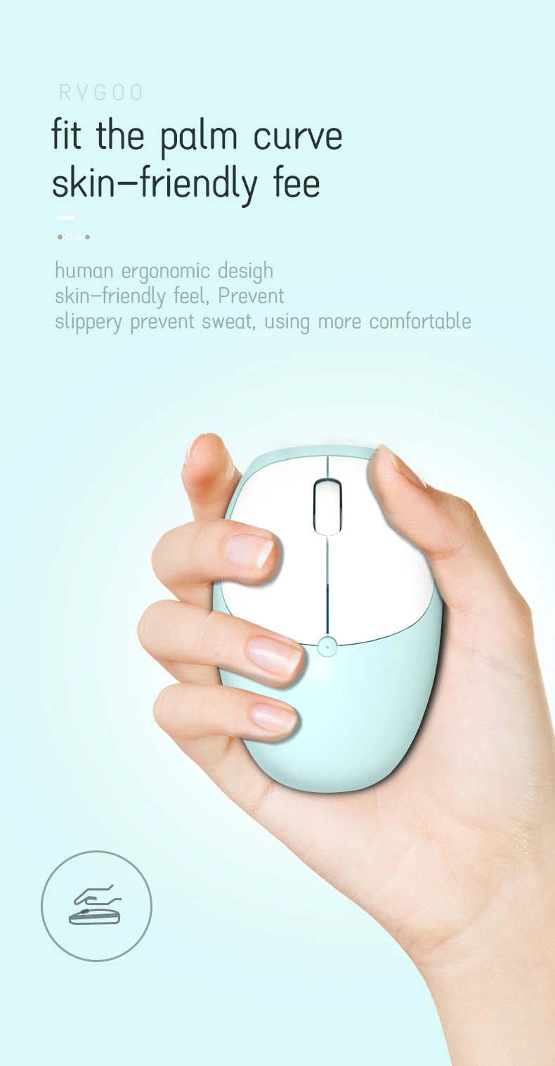 Colorful Beetles Ergonomic Computer Mouse Inalambrico Wireless Mouse ...