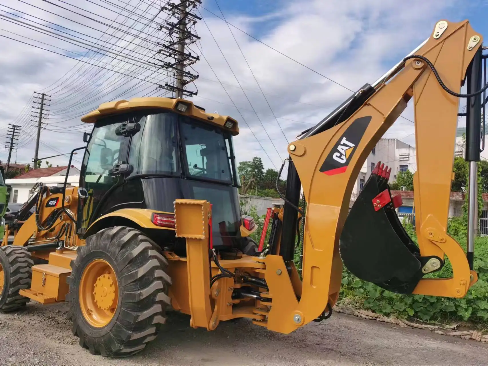 Caterpillar 420f Backhoe Loader Excavator Brand New Cat 416 420 430 4x4 ...