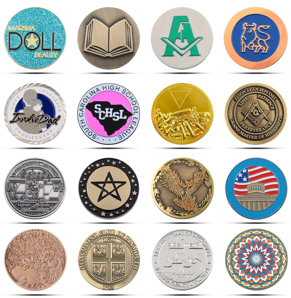 No minimum factory free design custom your own challenge coins