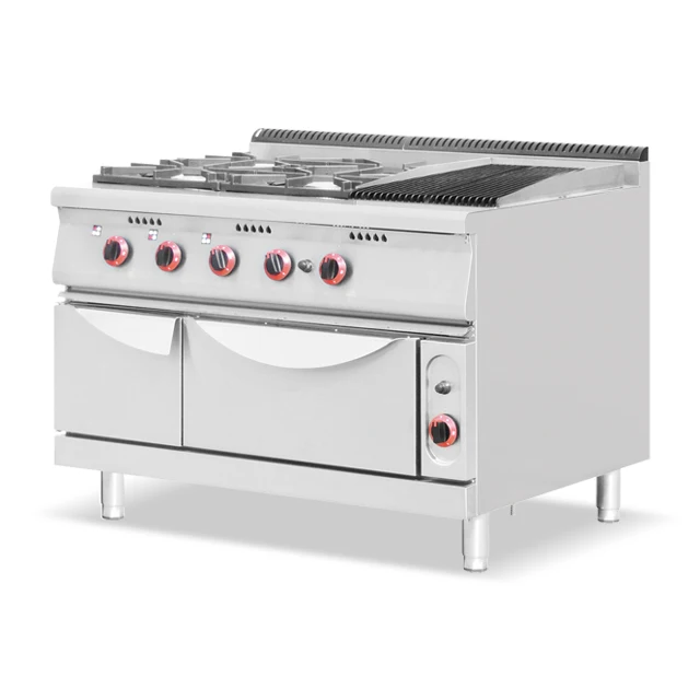 Commercial Kitchen Equipment Gas Cooker With Oven - Buy Gas Cooker With ...