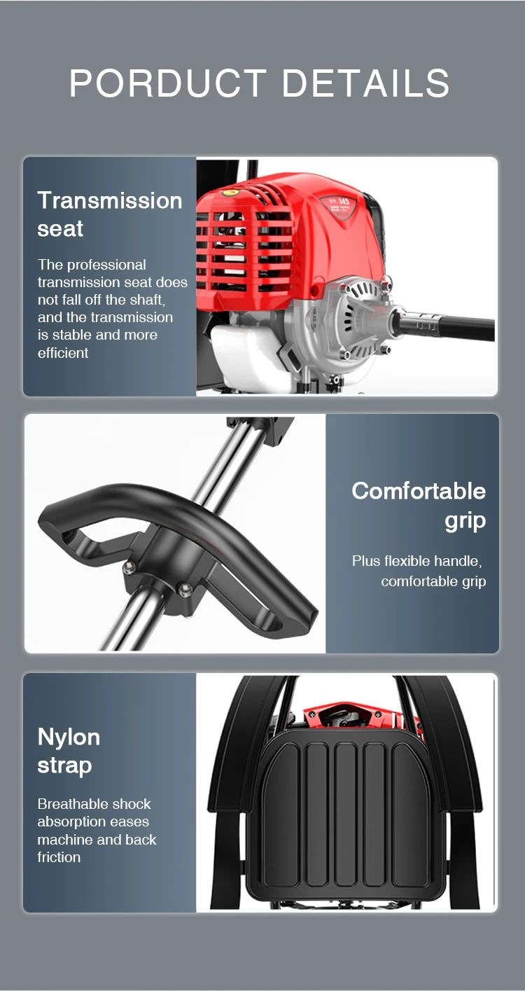 4 Stroke Knapsack Brush Cutter Machine Multifunctional Farm 1kw ...