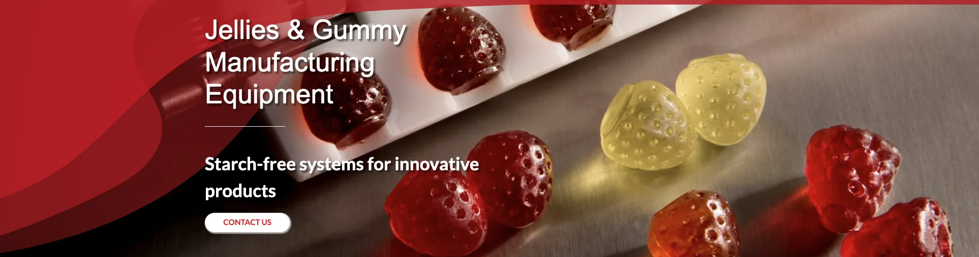 M80 Commercial Automatic Gummy Candy Production Line Jelly Bean Making ...