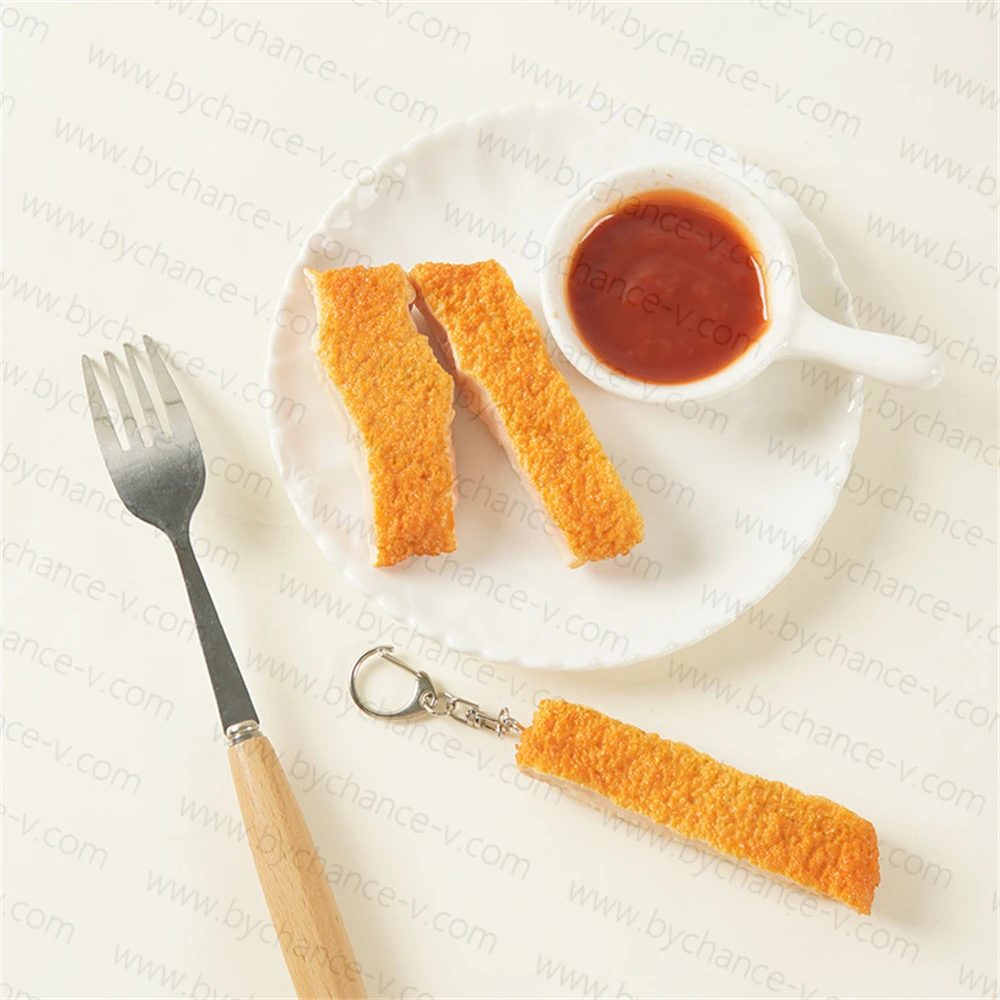 High Quality Realistic Artificial Faux Fried Chicken Chops Fake Fried ...