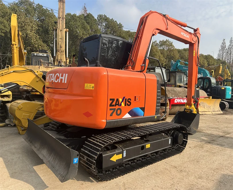 Japan Made Hitachi Zaxis 70 Excavator 7 Ton Mini Hydraulic Used Hitachi ...