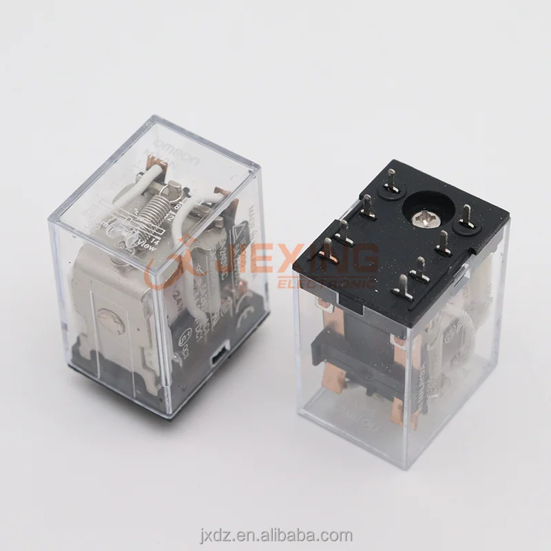 My2 My2n 24v Dc24v 24vdc Relay Pcb Mount 8pin White Case High Quality ...
