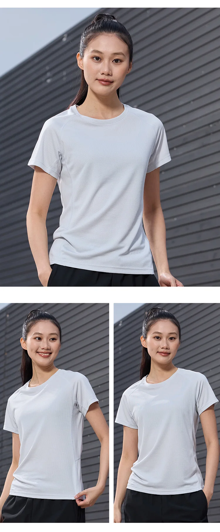 New Arrival Women Popular Blank Casual Sport 100% Polyester Breathable 150G T-shirts| Alibaba.com