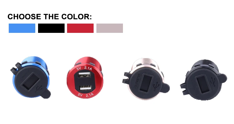 Car Power Socket Rocker Switch Style Dual USB Waterproof 12V Usb Car ...