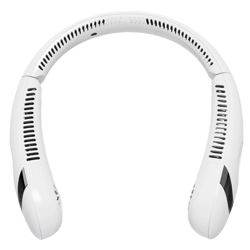 2023 New Rechargeable Portable Hanging Leaf Wearable Neck Fan Handsfree ...