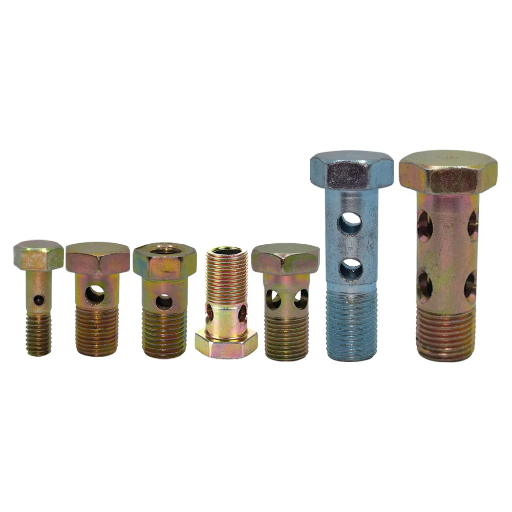 ZM M6 to M26 Hexagonal Hollow Screw Banjo Bolt - Zinc Finish